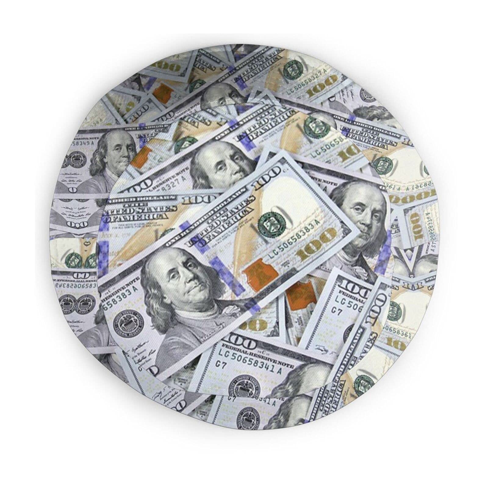 ZREXUO Us Bill Dollars Money Hat Summer Print Unisex Print Reversible Bucket Hat