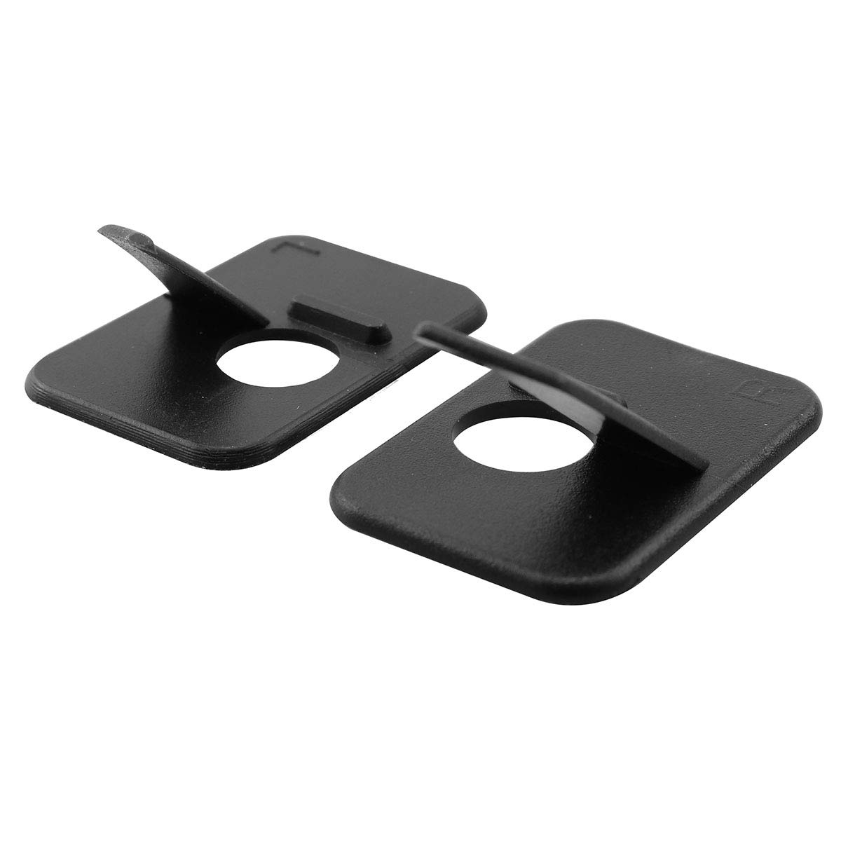 ZRM&E 8pcs Black Plastic Arrow Rest Archery for Recurve Bow Outdoor Sport Bow Arrow Equipment (4 x Right Hand + 4 x Left Hand)