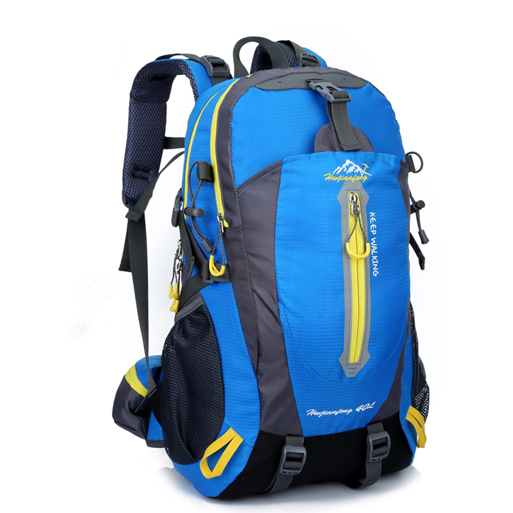 YANXUS 40L Hiking Backpack Men Lightweight Backpack for Hiking Travel Backpack for Men Airline Approved Day Hike Backpack Waterproof Backpack for Hiking Camping Backpack Blue