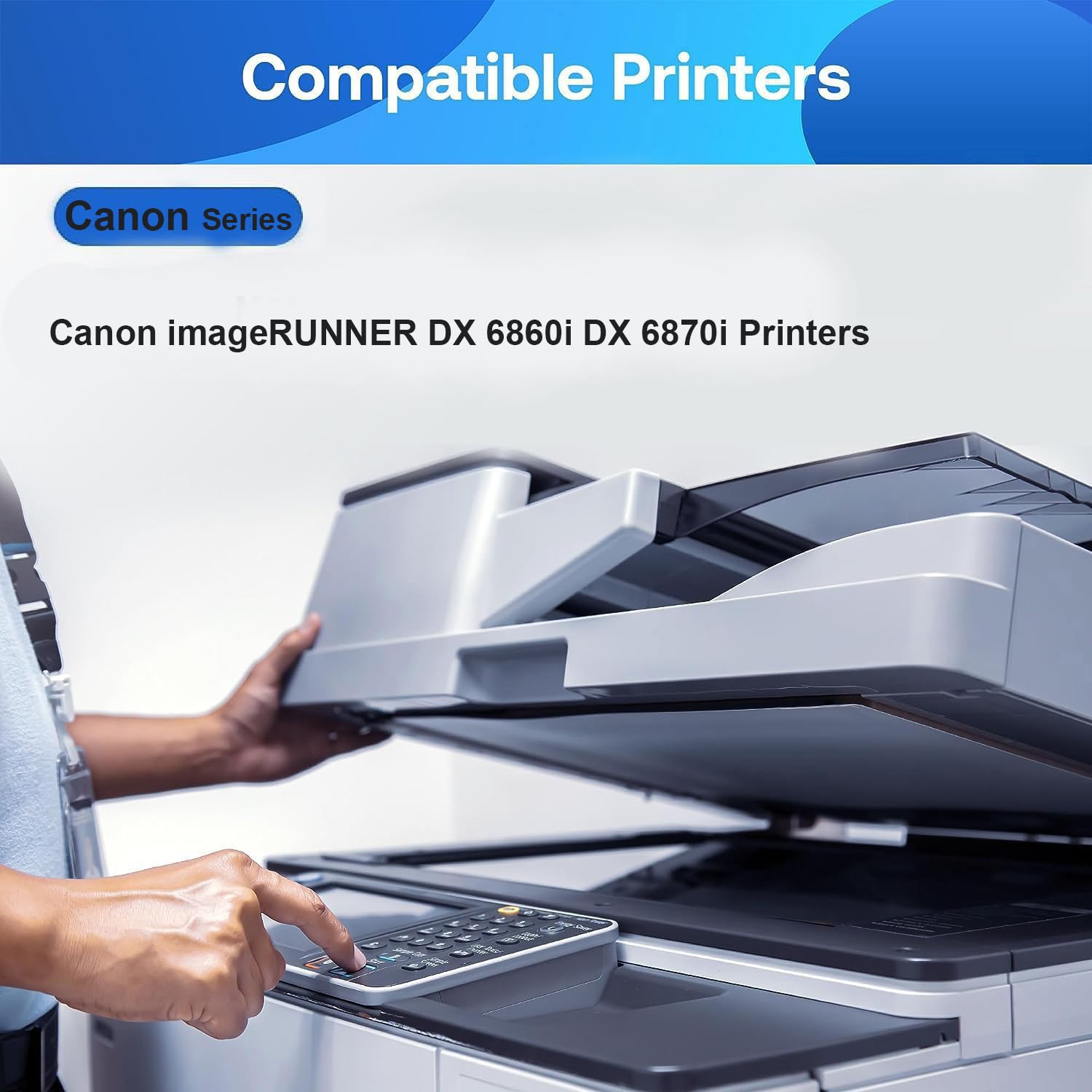 SAIBOYA GPR-63 GPR63 Black High Yield Toner Cartridge Remanufactured GPR 63 (4766C003AA) Toner Replacement for imageRUNNER Advance DX 6855i 6860i 6870i Printer
