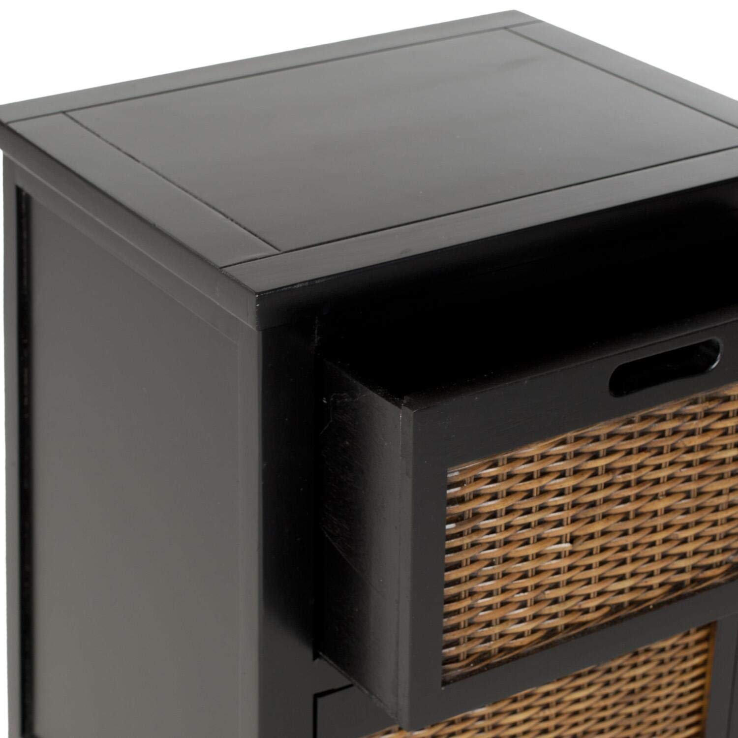 Safavieh American Homes Collection Jonah Dark Teak 2-Drawer End Table