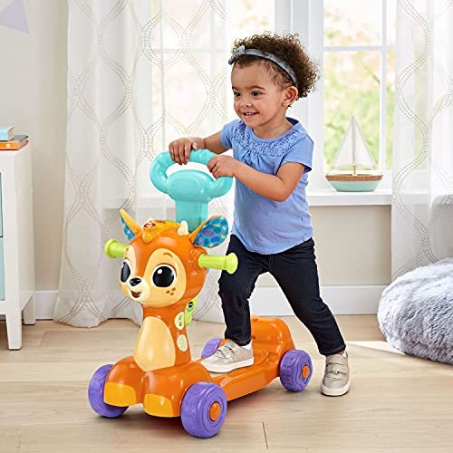 VTech 4-in-1 Grow-with-Me Fawn Scooter (Frustration Free Packaging)