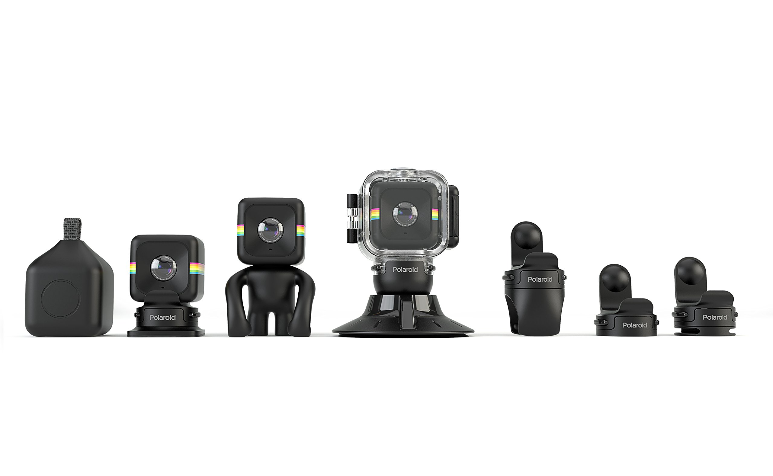 Polaroid Waterproof Shockproof Case for the Polaroid CUBE, CUBE+ HD Action Lifestyle Camera β Connects to All Mounts in CUBE Series
