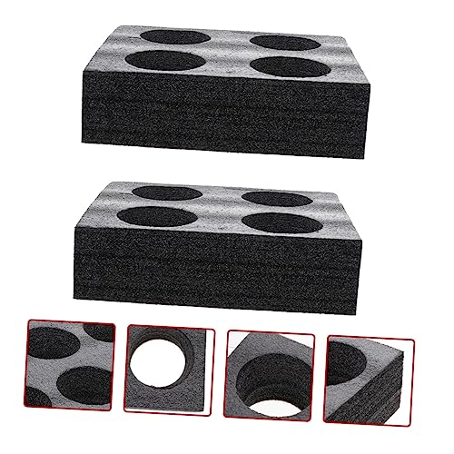 ULTECHNOVO 4 pcs Takeout Cup Holder Takeout Coffee Carrier Disposable Coffee Tray Cup Carrier Tray Beverage Carrier Drink Takeout Holder Cold Drinks Carrier Drink Tray Foam Cup Commercial epe