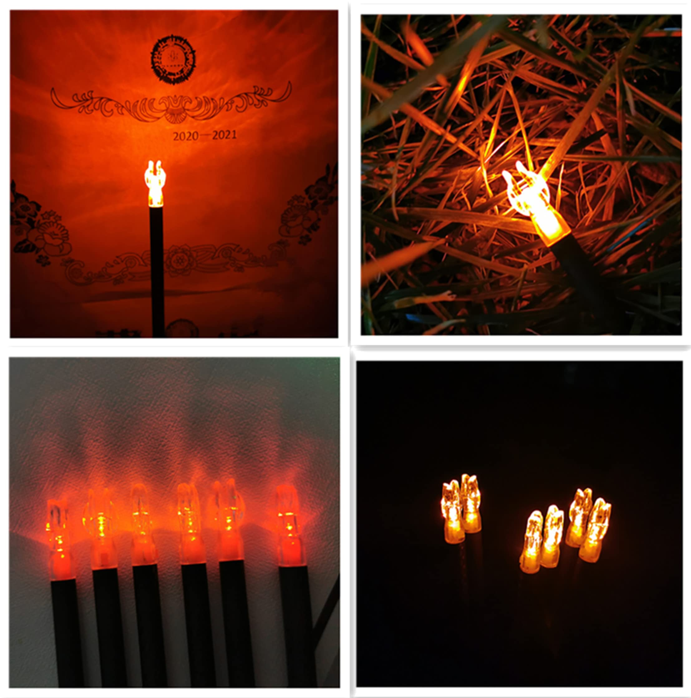 ZOEKO LED Lighted Archery Arrows Nocks .244β/6.2mm Automatically Bowstring Activated Knock for Archery Arrows Shafts