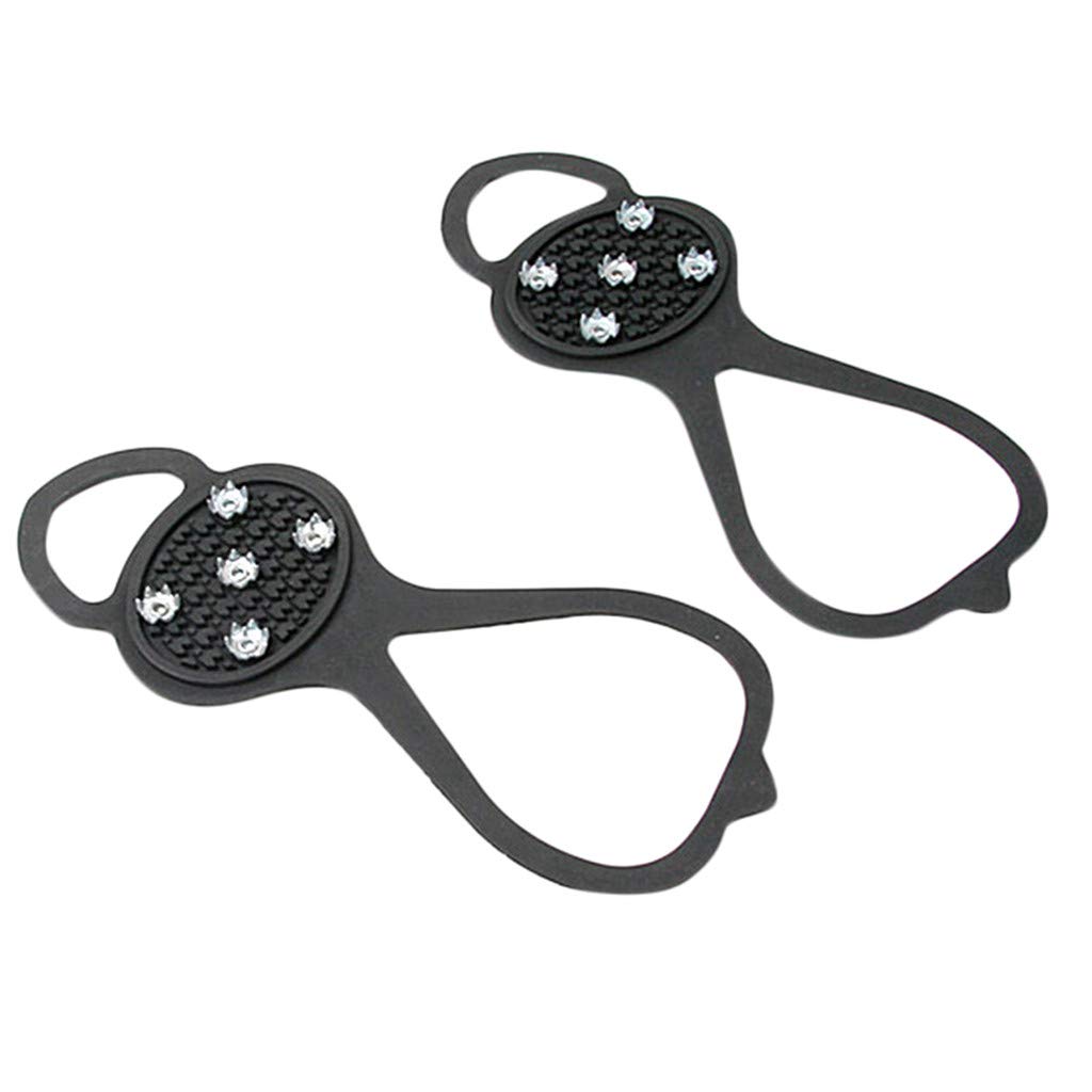 Zerlibeaful Yak Tracks Women Small for Hiking Grips Shoes Cover Spikes Boots Step Crampons Cleats Snow Ice Equipment Sled