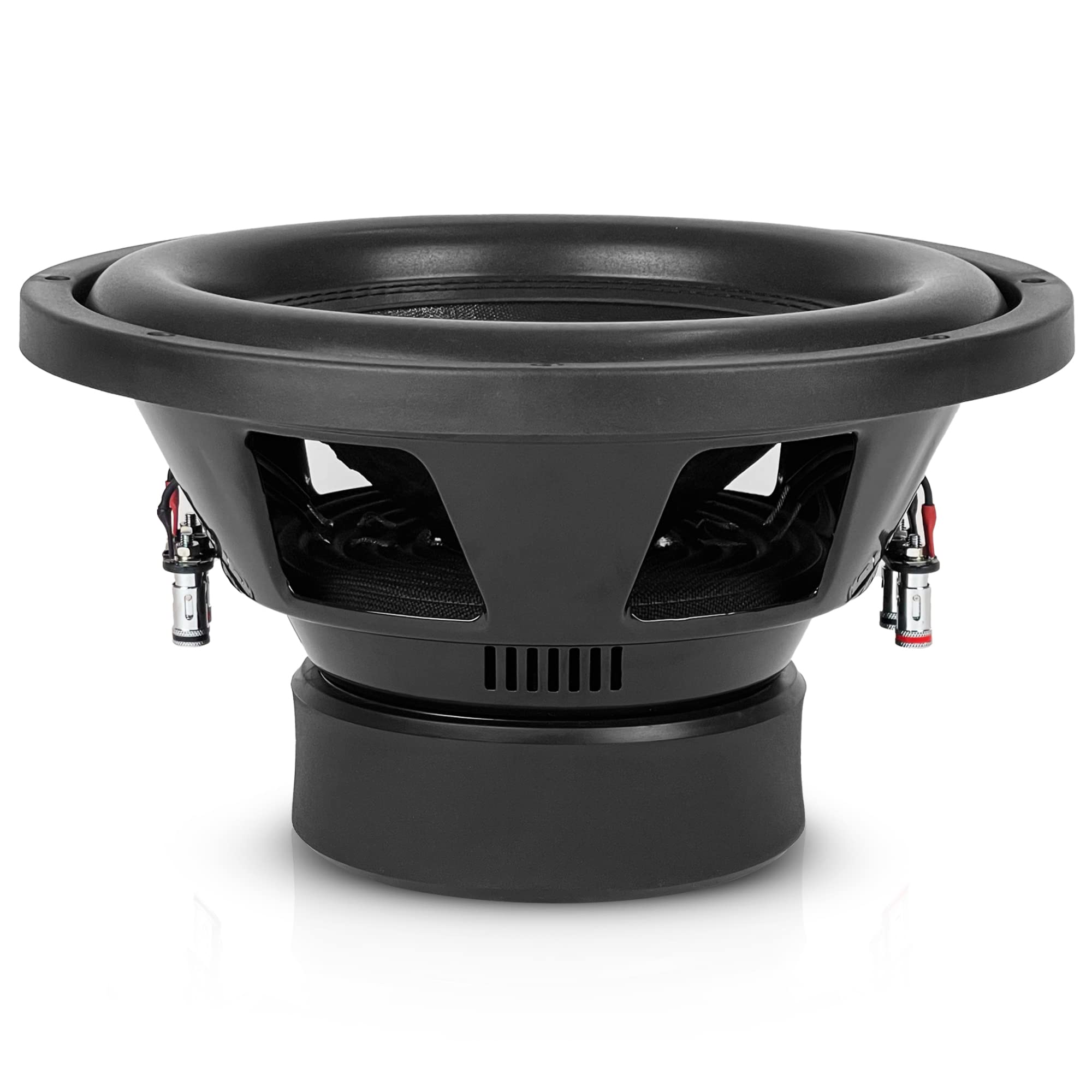 Zarem Audio ABM-12 D2 12 Inch Subwoofer – 1300 Watts Subwoofer Car Audio Dual 2 OHM Voice Coil – High Roll Foam Surround Subwoofer – Upgraded Air Flow Cooling System – Superior Bass Response