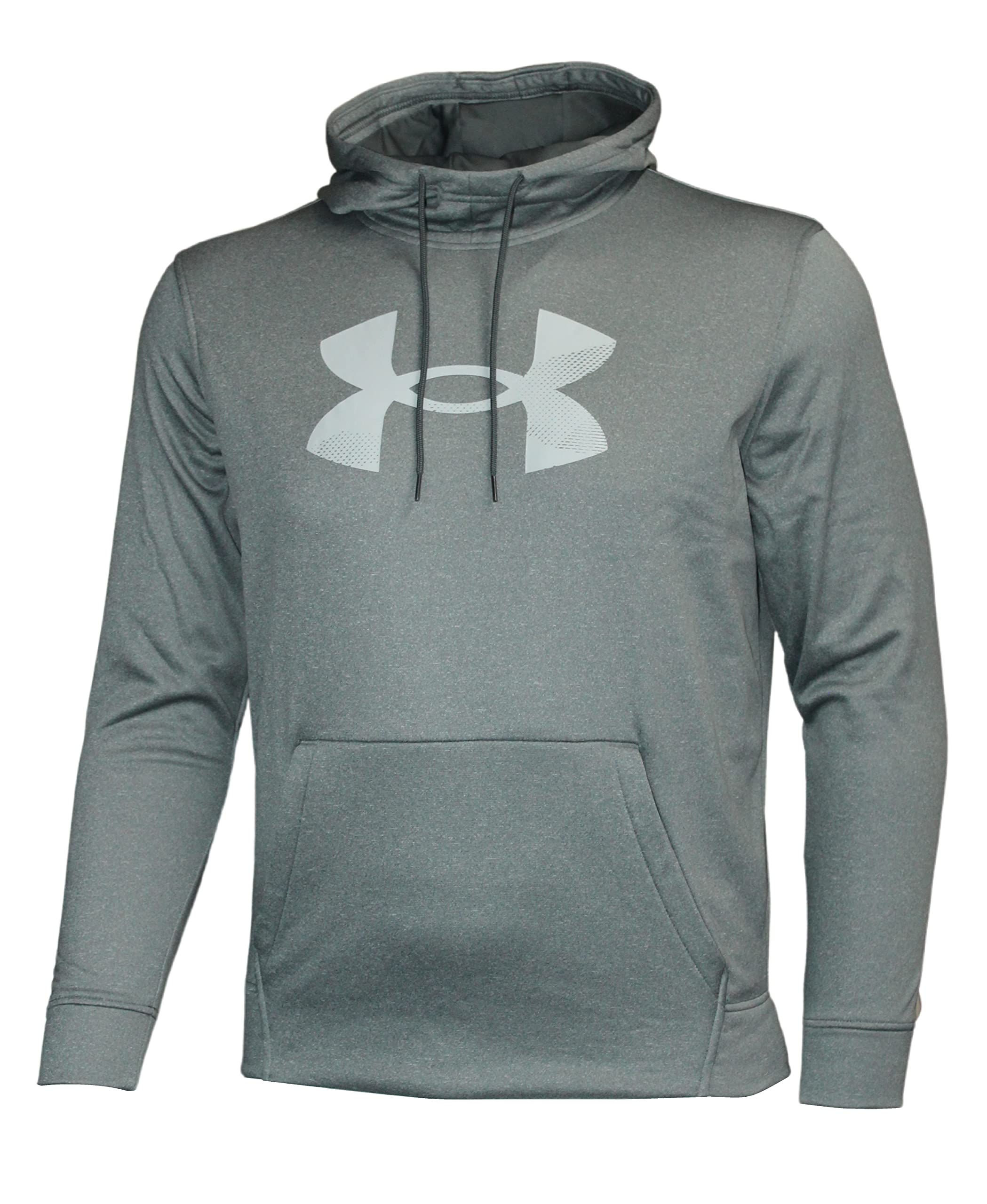 Under Armour Men's Fashion Fleece Big Logo Hoodie 1360606 (Grey 013, Large)