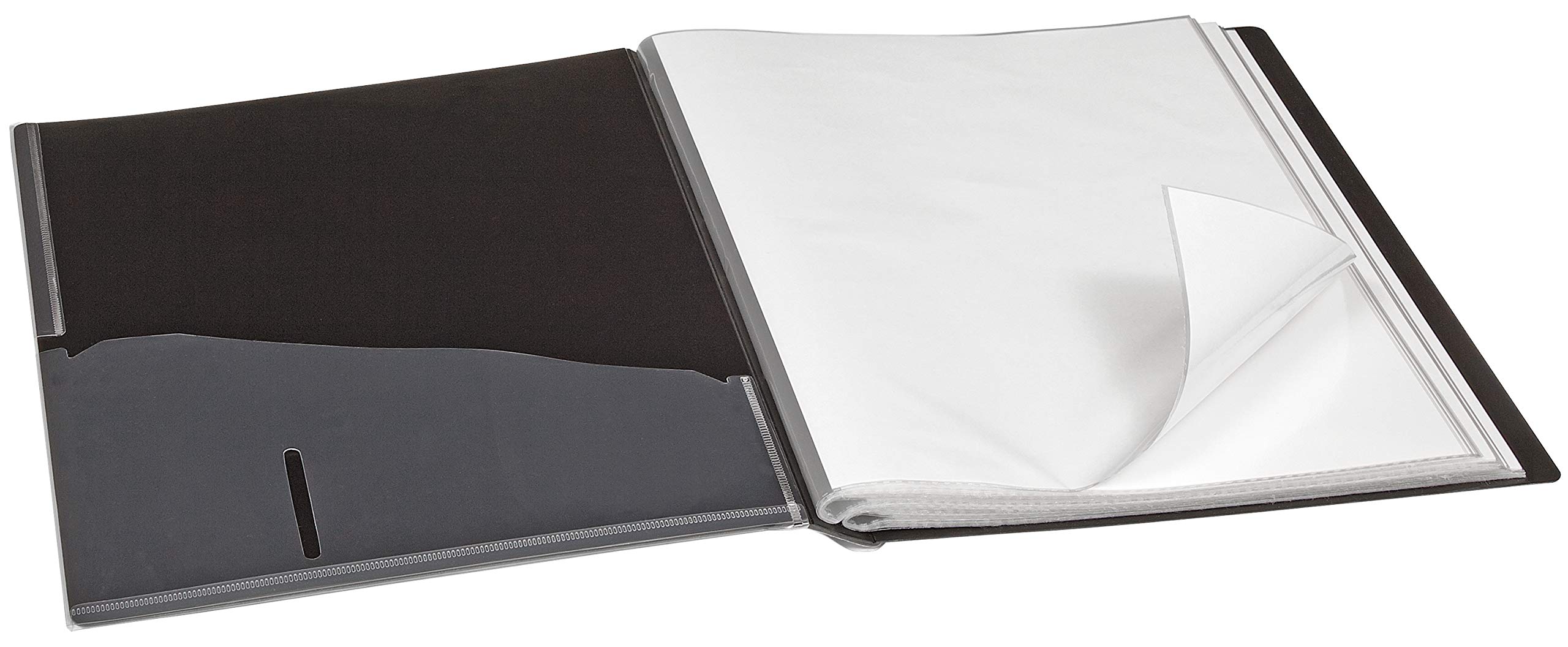 Snopake A4 Premium Presentation Display Book 40 Pockets - Black [Pack of 1] Ref: 15783