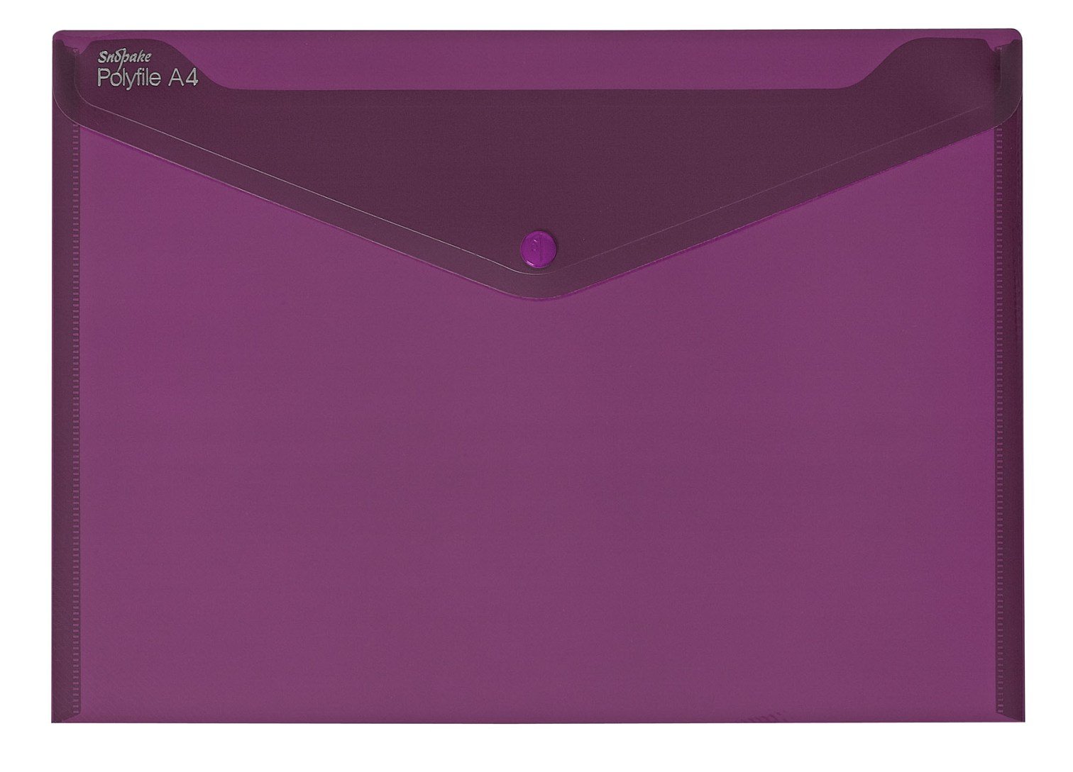 Snopake A4 Fusion Polyfile Popper Wallet – Fusion Assorted [Pack of 5] Ref: 15643