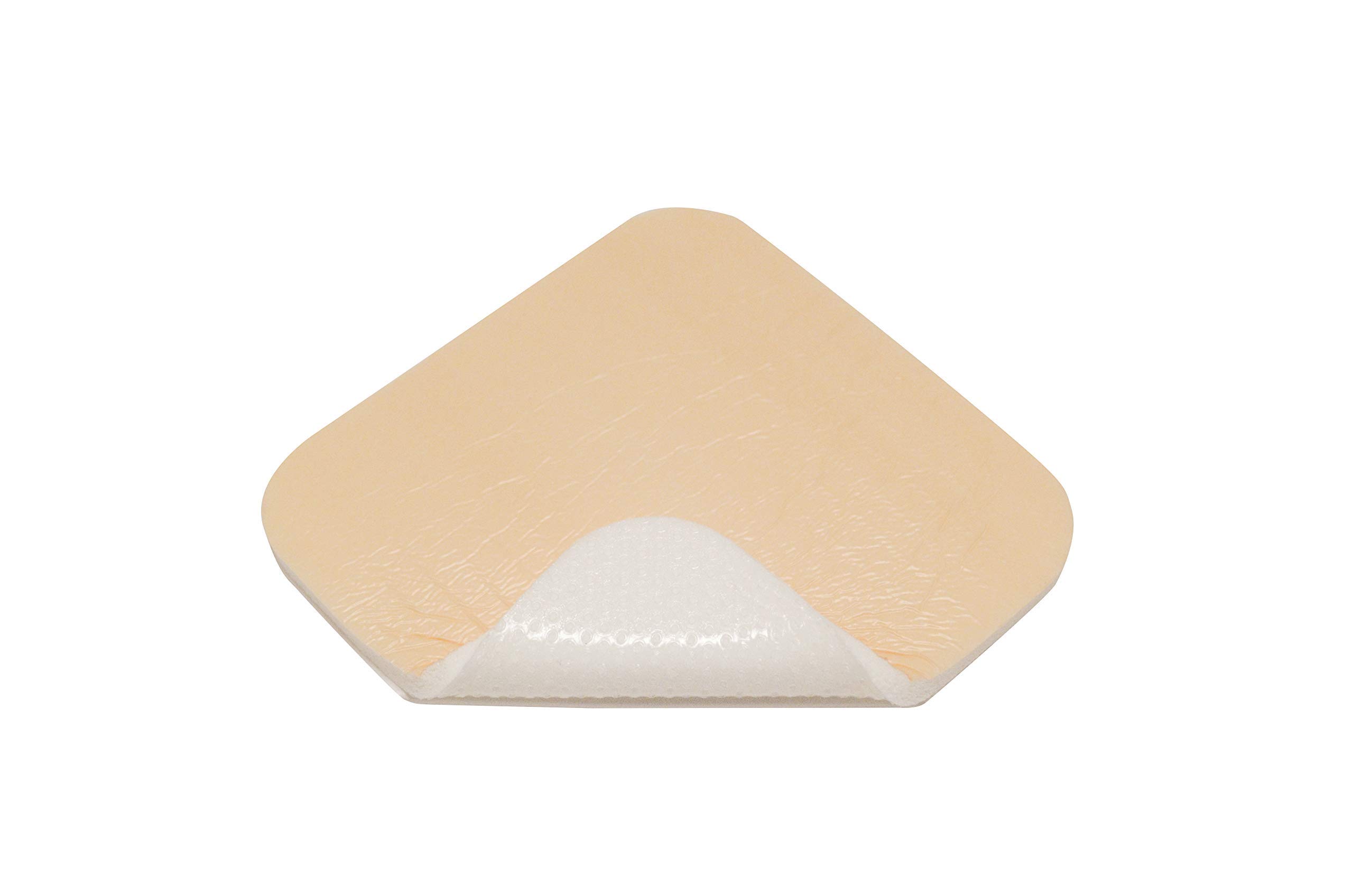 Silicone Adhesive Foam Dressing Without Border Waterproof 4"x 4"(10 cm x 10 cm) & Dimora Ag Silver Calcium Alginate Wound Dressing Pads, 4'' x 4'' Patches