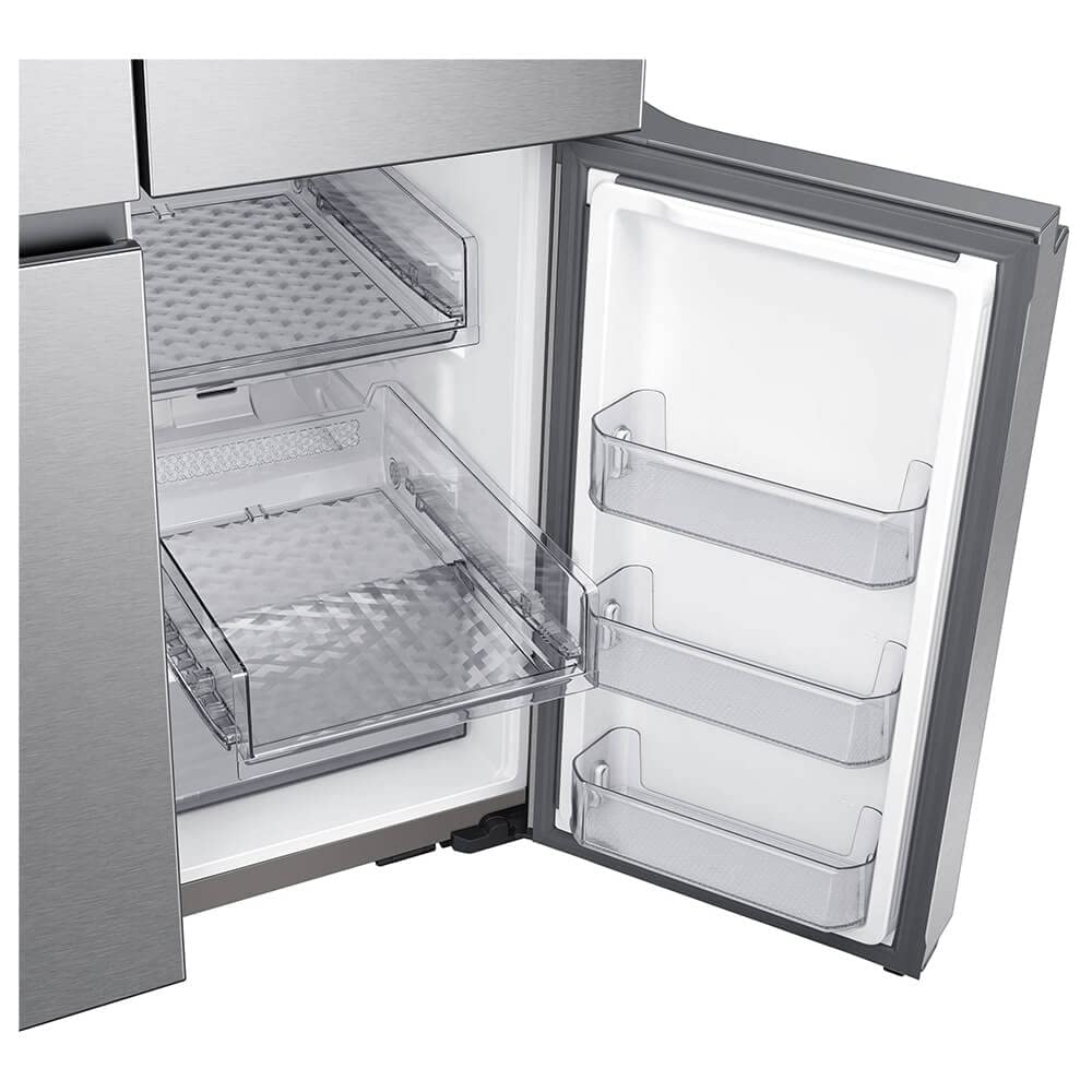 Samsung - RF29A9071SR - 29 cu. ft. Smart 4-Door Flex™ refrigerator featuring Family HubTM with Beverage Center and Dual Ice Maker with Ice Bites in Stainless Steel