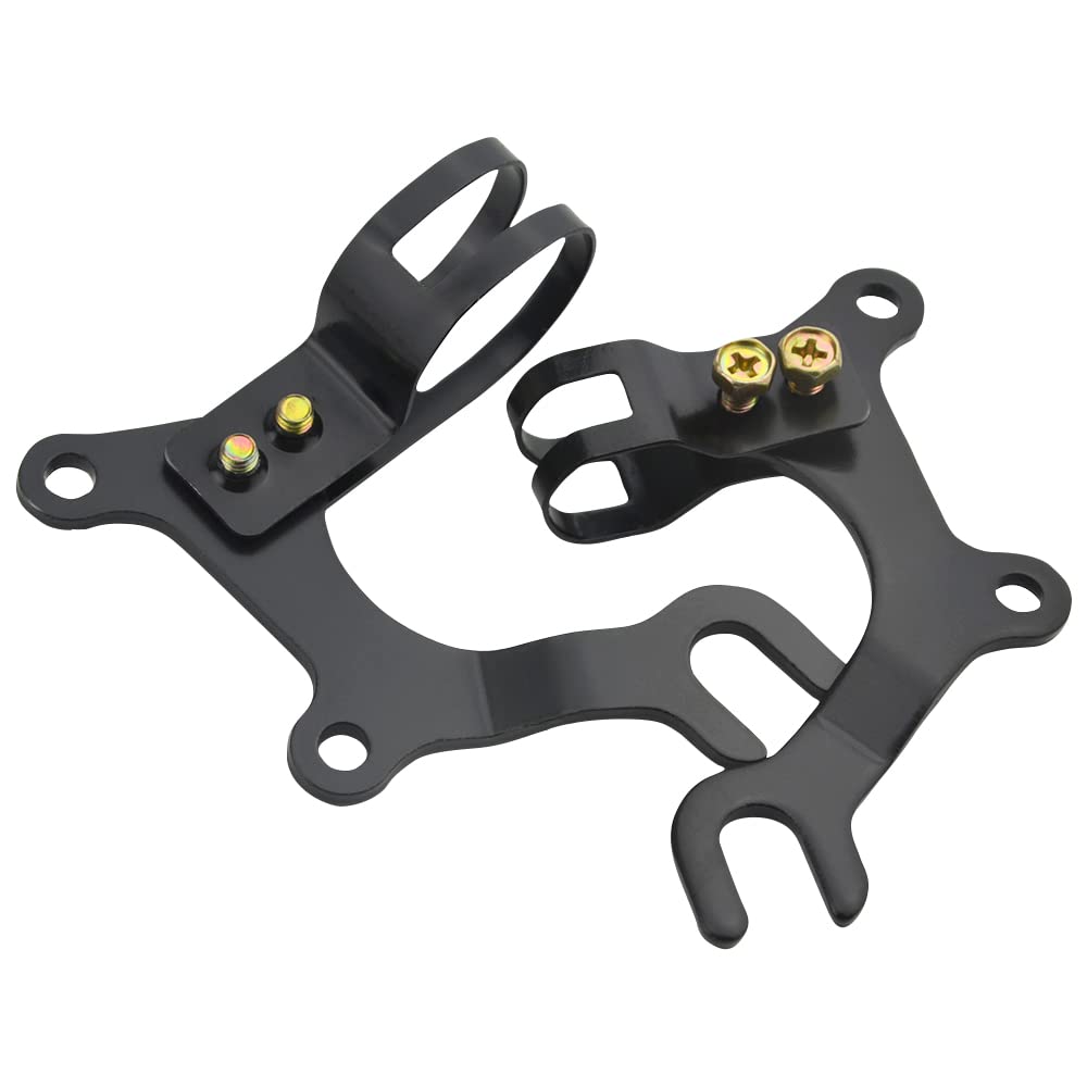 XINMEIWEN 2Pack 22mm and 31.8mm Brake Bracket Adapter Adjustable Bike Mounting Holder Disc Brake Bracket Frame Adapter Bicycle Components (160mm)