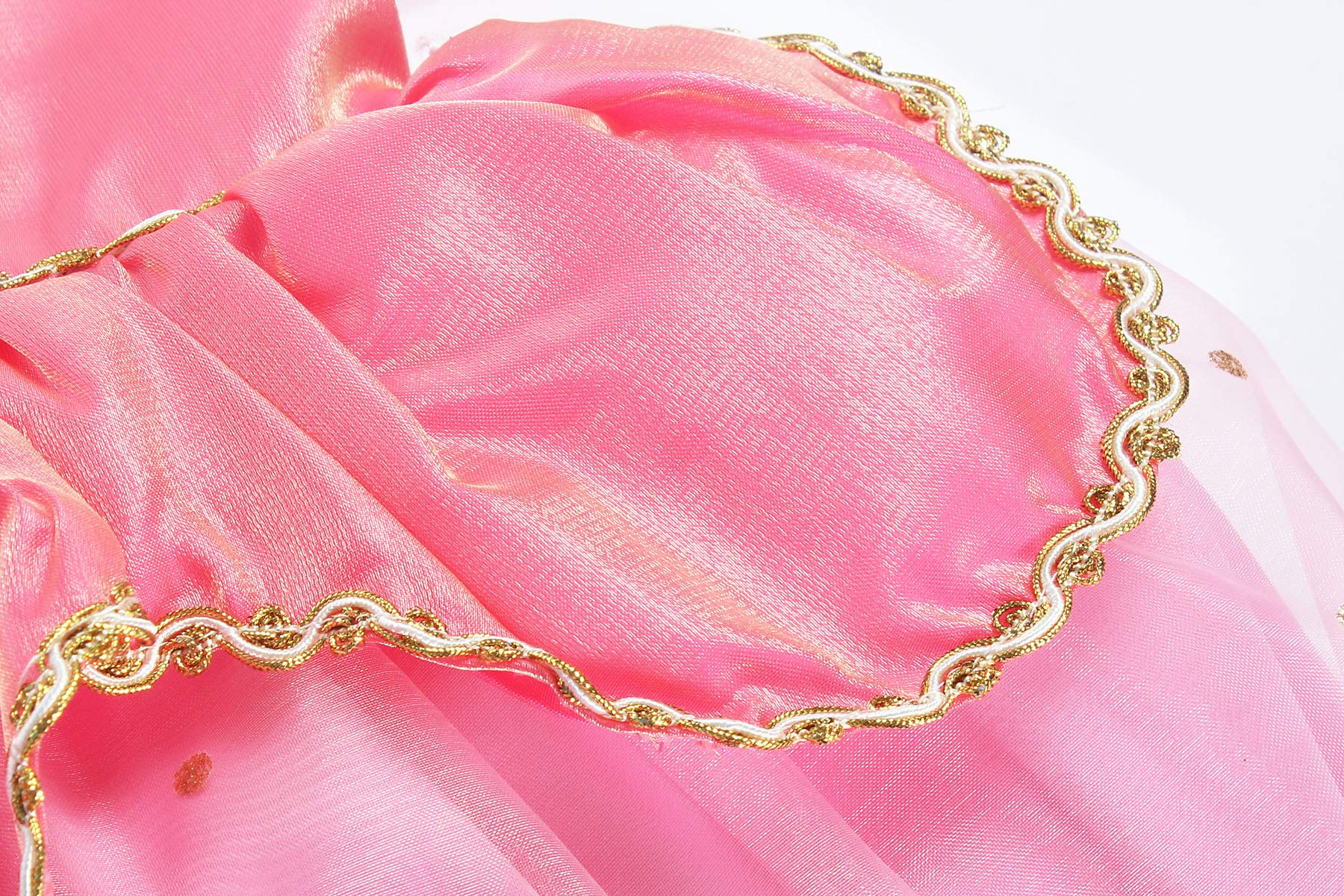 ReliBeauty Girls Princess Dress up Costume with Accessories, 4T, Pink