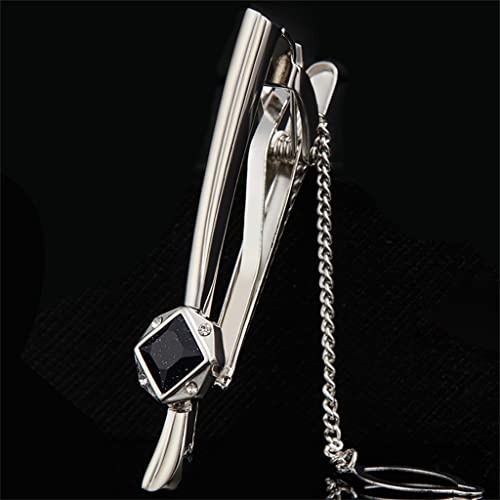 ZCMEB 4 Piece Men's Tie Clip Cufflinks Set Shirt Button Cuff Nails Cuff Nails Business Tie Clip Gifts