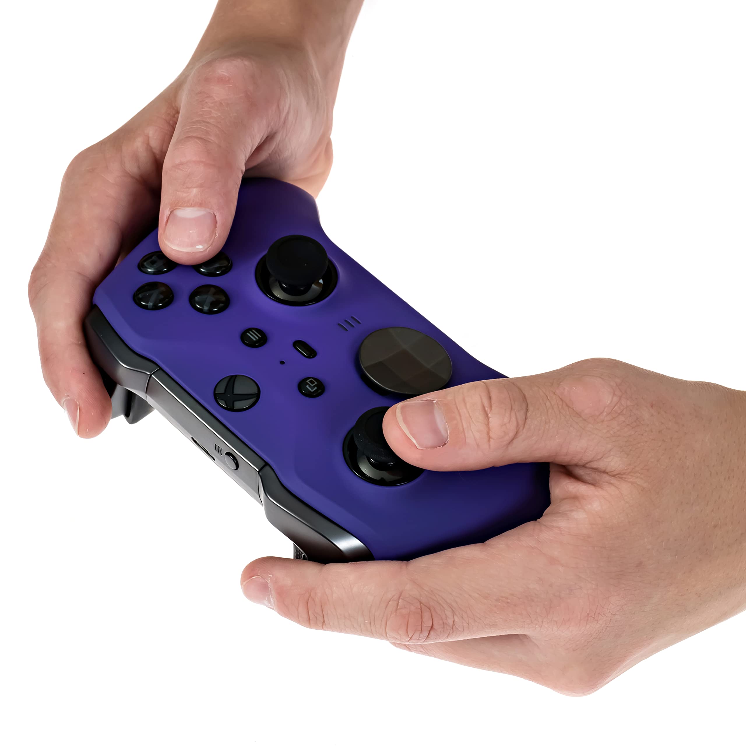 Xbox Elite Series 2 Custom Soft Touch Controller - Soft Touch Feel, Added Grip, Vibrant Purple Color - Compatible with Xbox One, Series X, Series S