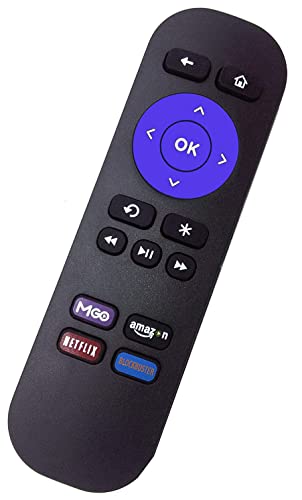 Remote Compatible with Roku Express 3700 3900 3930, Roku Premiere 2500R 2700R 2450XB 4620XB 4210XB 3900R, Roku 1 2 3 4 HD LT XS XD Boxes, Not Roku Stick, Not for Roku TV