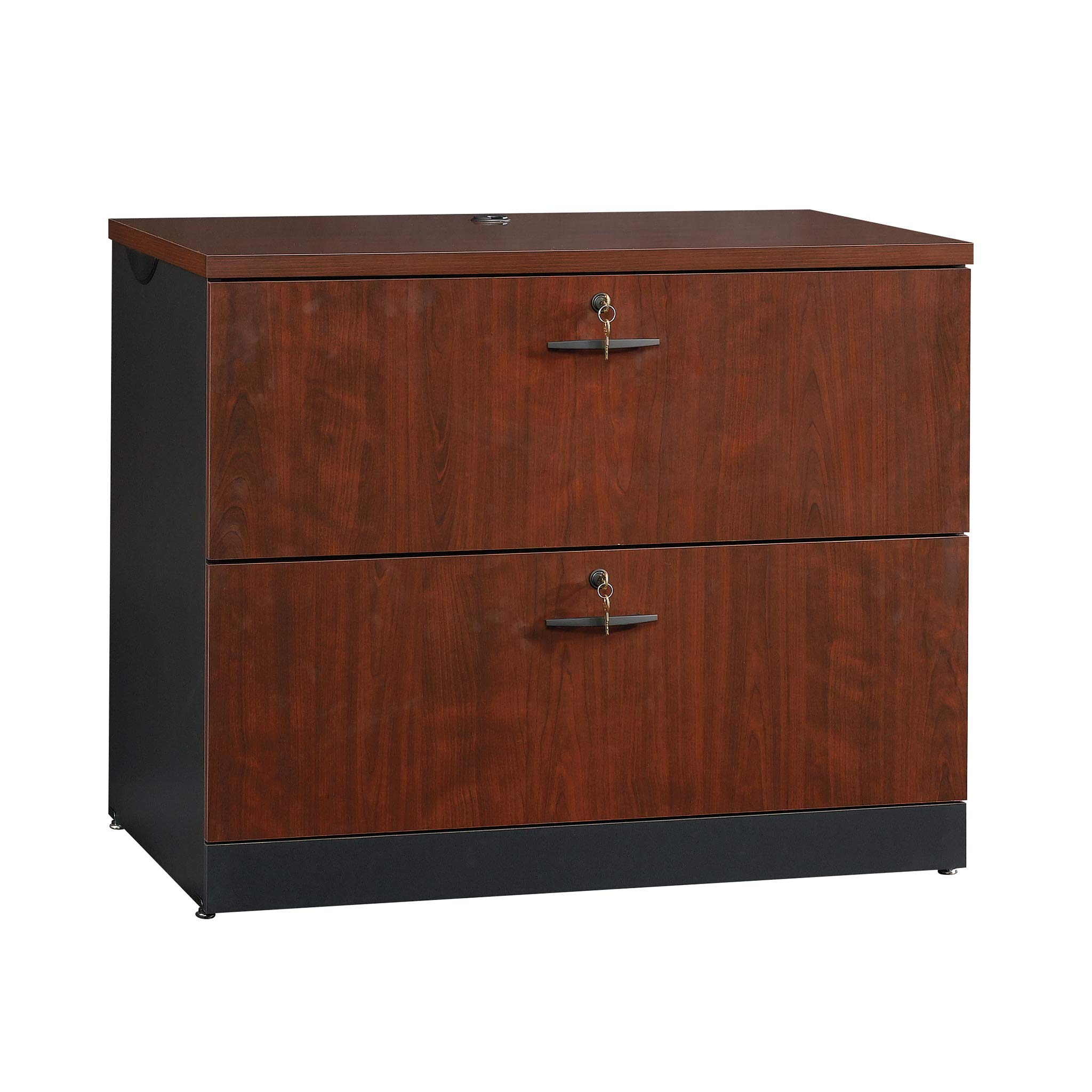 Sauder Via Collection Lateral File, L: 36.54" x W: 23.47" x H: 29.76", Classic Cherry