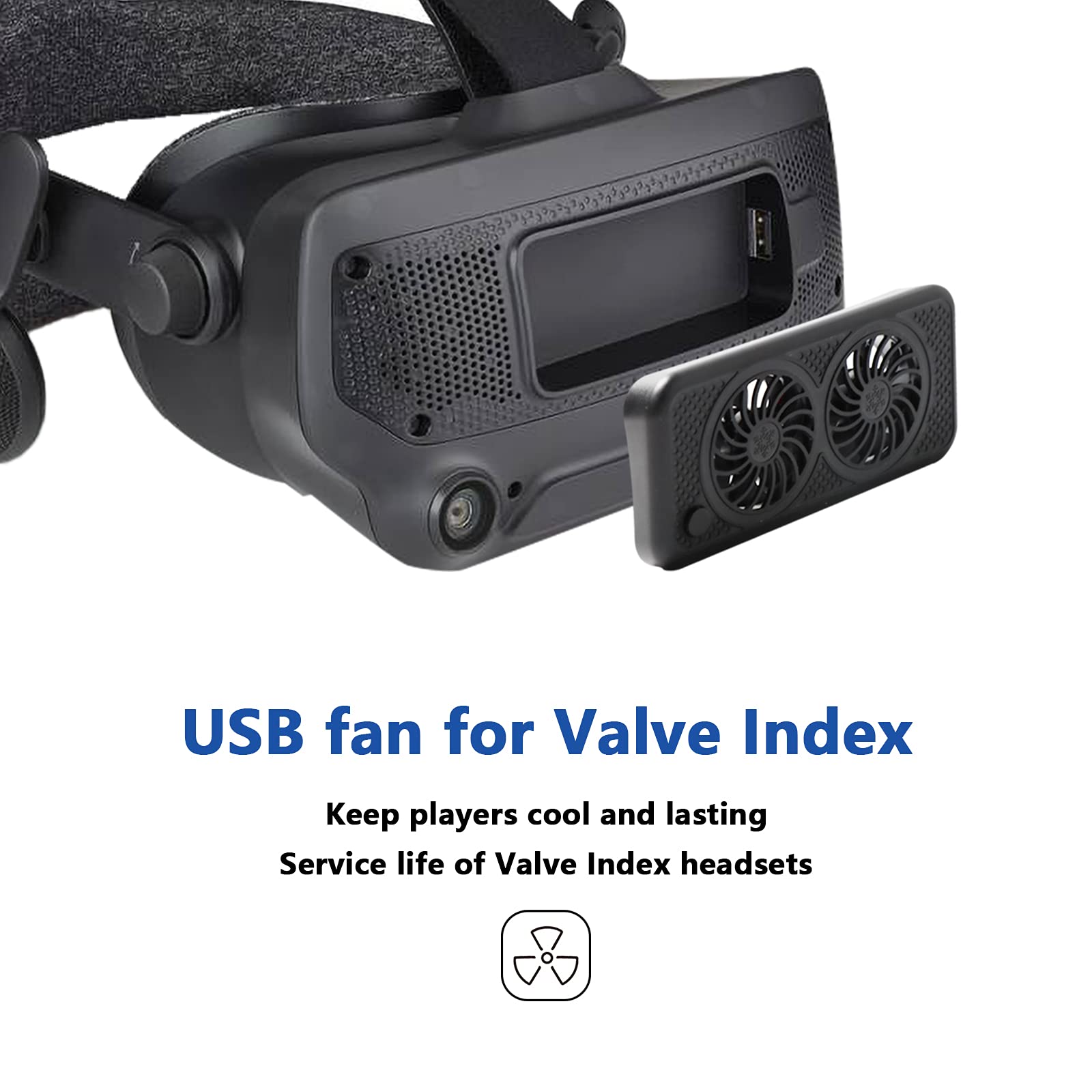 Valve Index Fan Valve Index Accessories Radiator for VR Headset, USB Cooling Heat in VR Game and Extends The Life of Valve Index