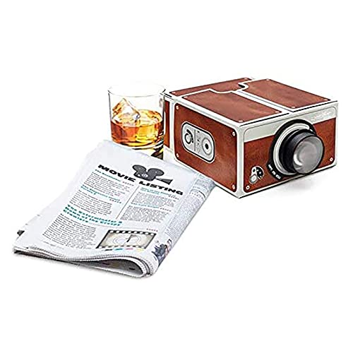 TOCHCA Cinema Projector,Portable Cardboard Smartphone Projector for/Party/Birthday Etc.Home Theater Audio Projector