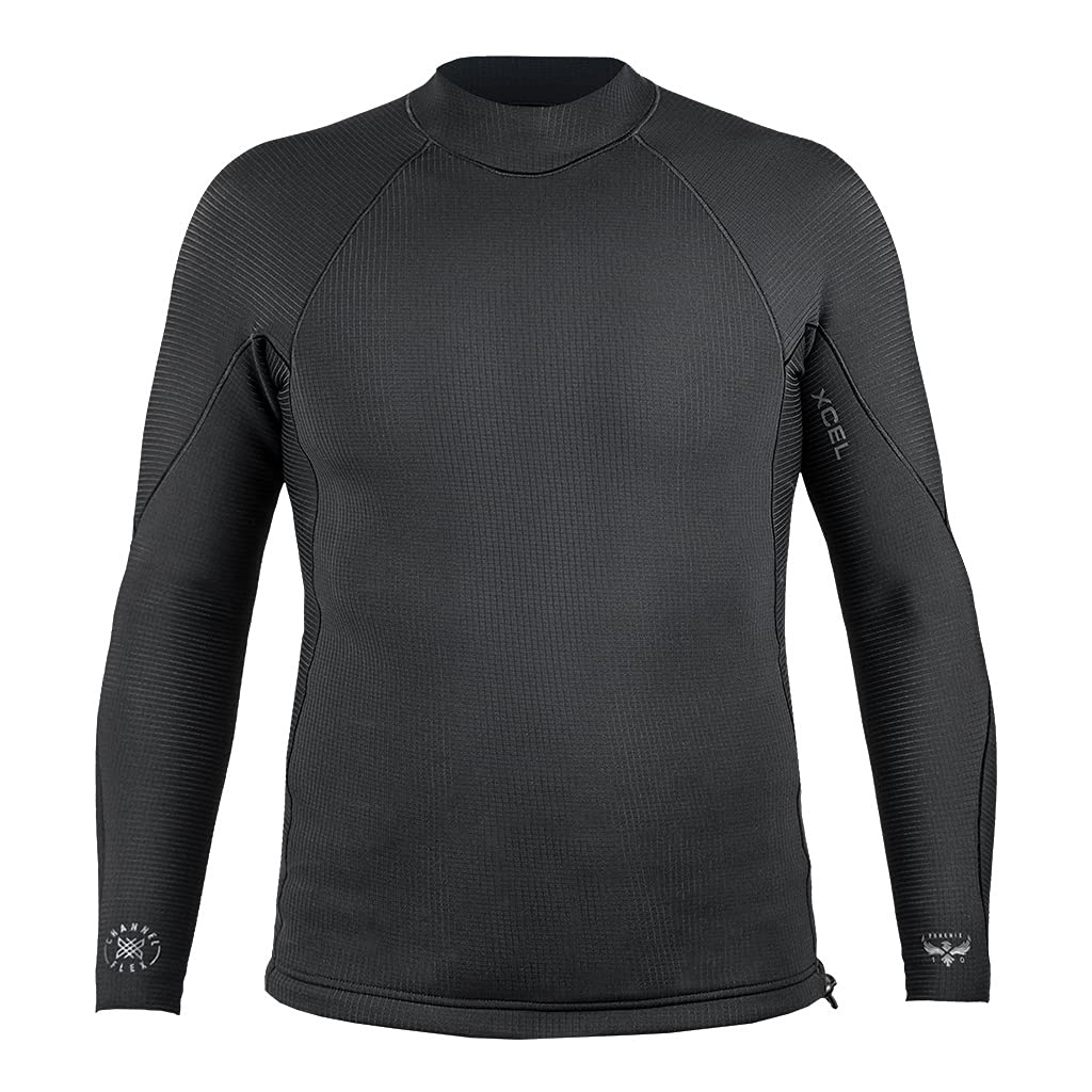 Xcel Mens Phoenix Long Sleeve Top 1mm - Black | XXLarge
