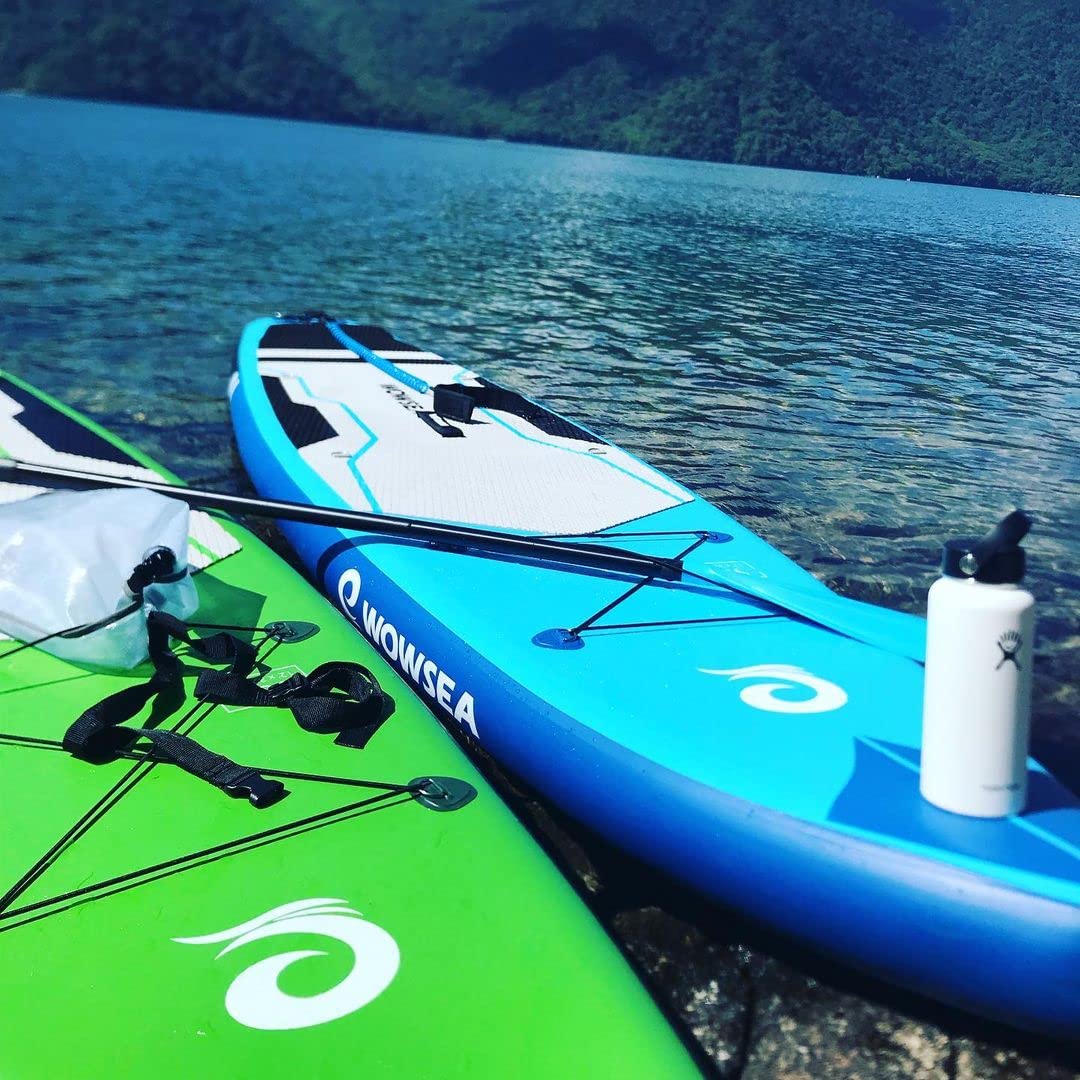 WOWSEA Flyfish F1 Inflatable Paddle Board, Durable and Stable Racing SUP Board, Surfing & Exploring Paddleboard with Accessories Kit, Nice Choice for Aquatic Exercise and Teaching