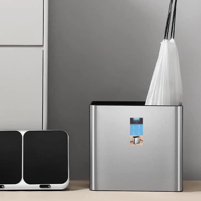 sgzyl Intelligent Kitchen Trash Can Recycle Bin Double Large Dry and Wet Separation Trash Can Automatic Kitchen Storage