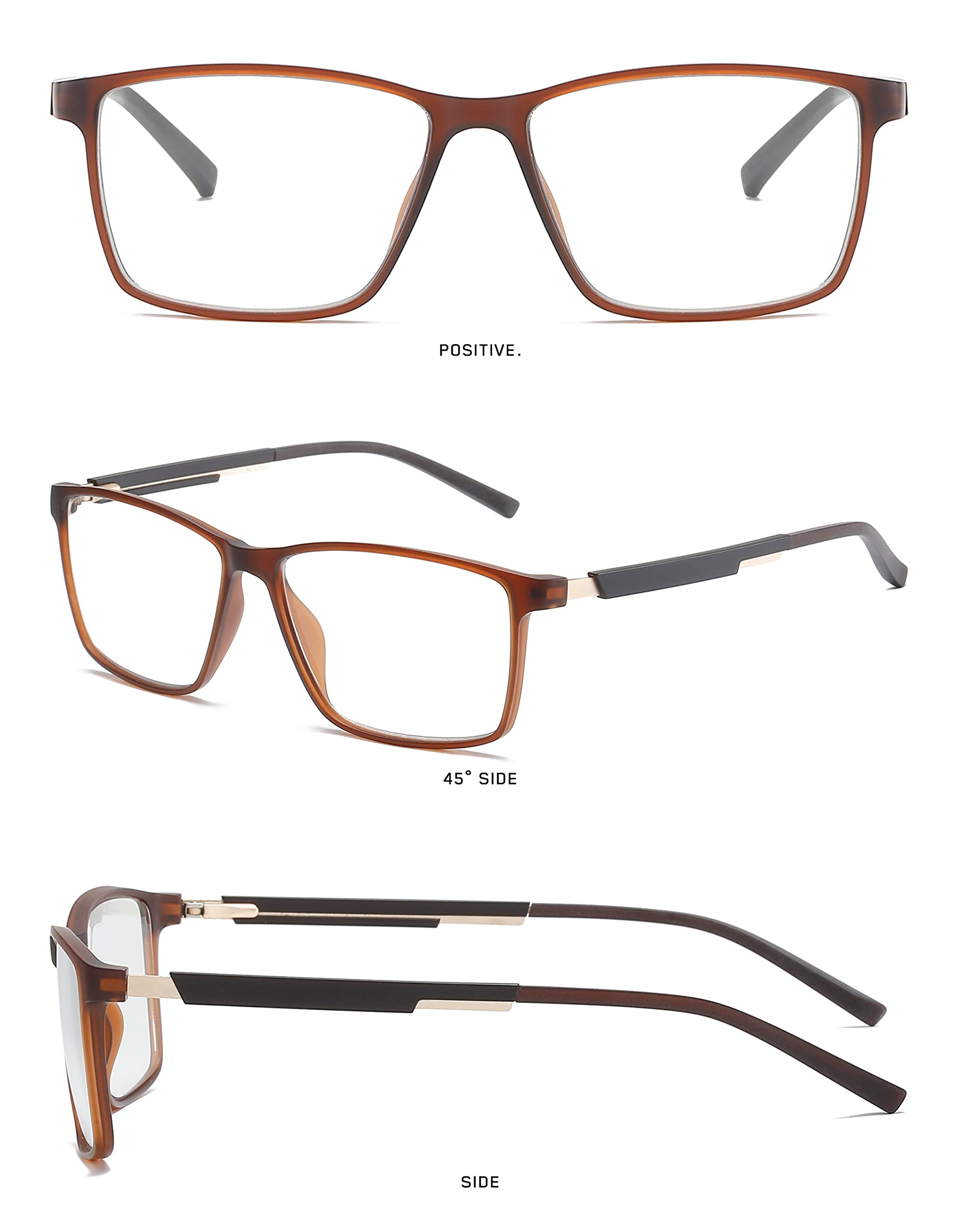 UNIEOWFA Blue Light Blocking Glasses for Men Anti Eyestrain Computer Gaming Eyeglasses UV Protection Blue Ray Glasses