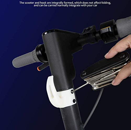 SPEDWHEL Electric Scooter Front Tube Hook for Ninebot Max G30/G30D Kickscooter Bags Hook Hanger Gadget Electric Scooter Accessories (Black)