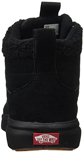 Vans Men's Hi-Top Trainers Sneaker, Suede Black Black, 10