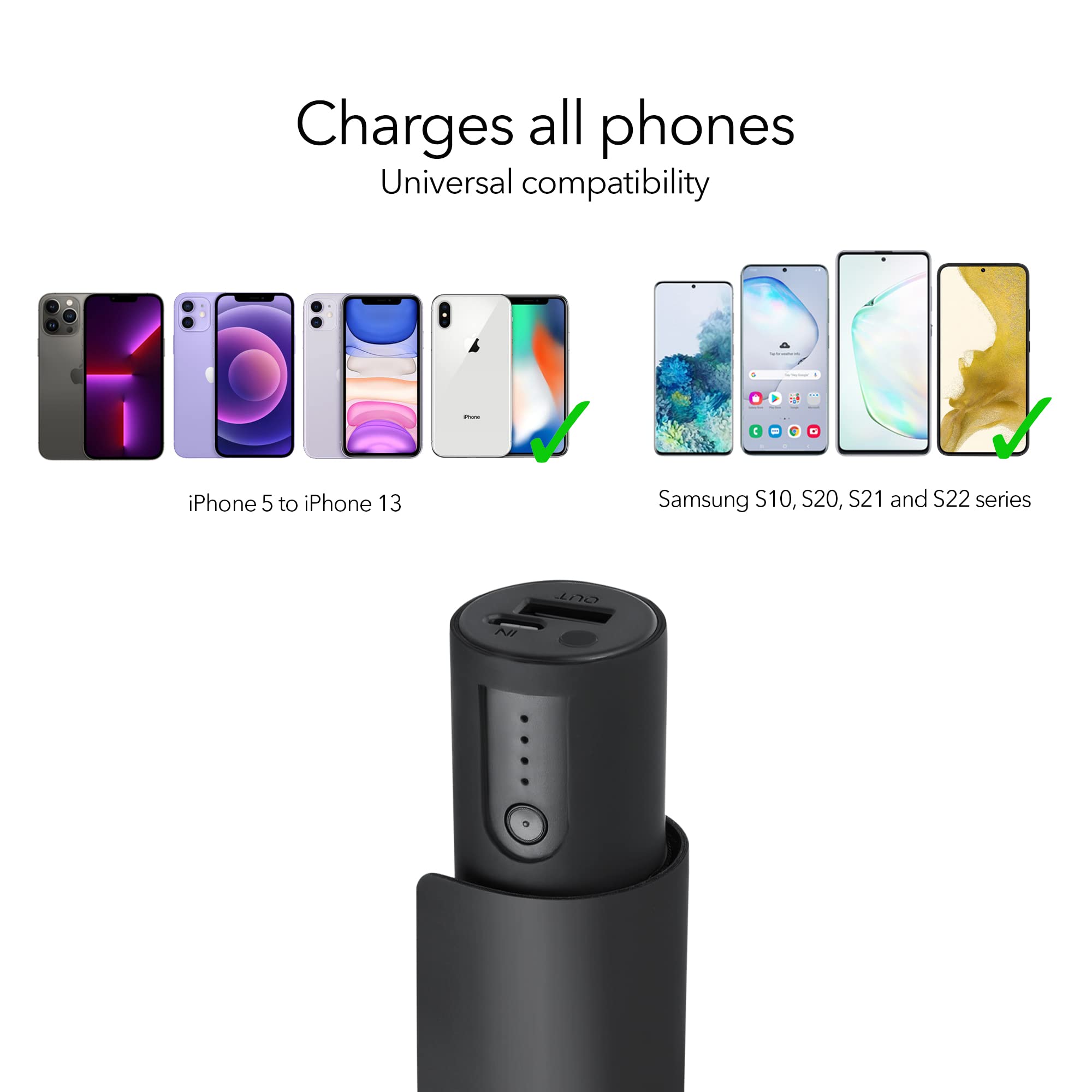 Wasserstein Power Bank (5000 mAh) Compatible with Meta/Oculus Quest 2 VR Headset