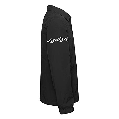 Umbro Packable Coaches Jacket, Black Beauty, XS