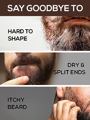 RUBAB MEN Travel Friendly Nylon Bristle Beard Brush for Men | Tame your Beard like a King!