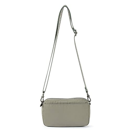 Sakroots Lodi Smartphone Crossbody, Convertible Design, Sage