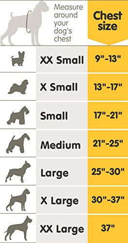 YEPETS Anti-Stress Suit for Dogs. 95% Cotton Relaxing and Calming Jacket (X-Small, Midnight Black)