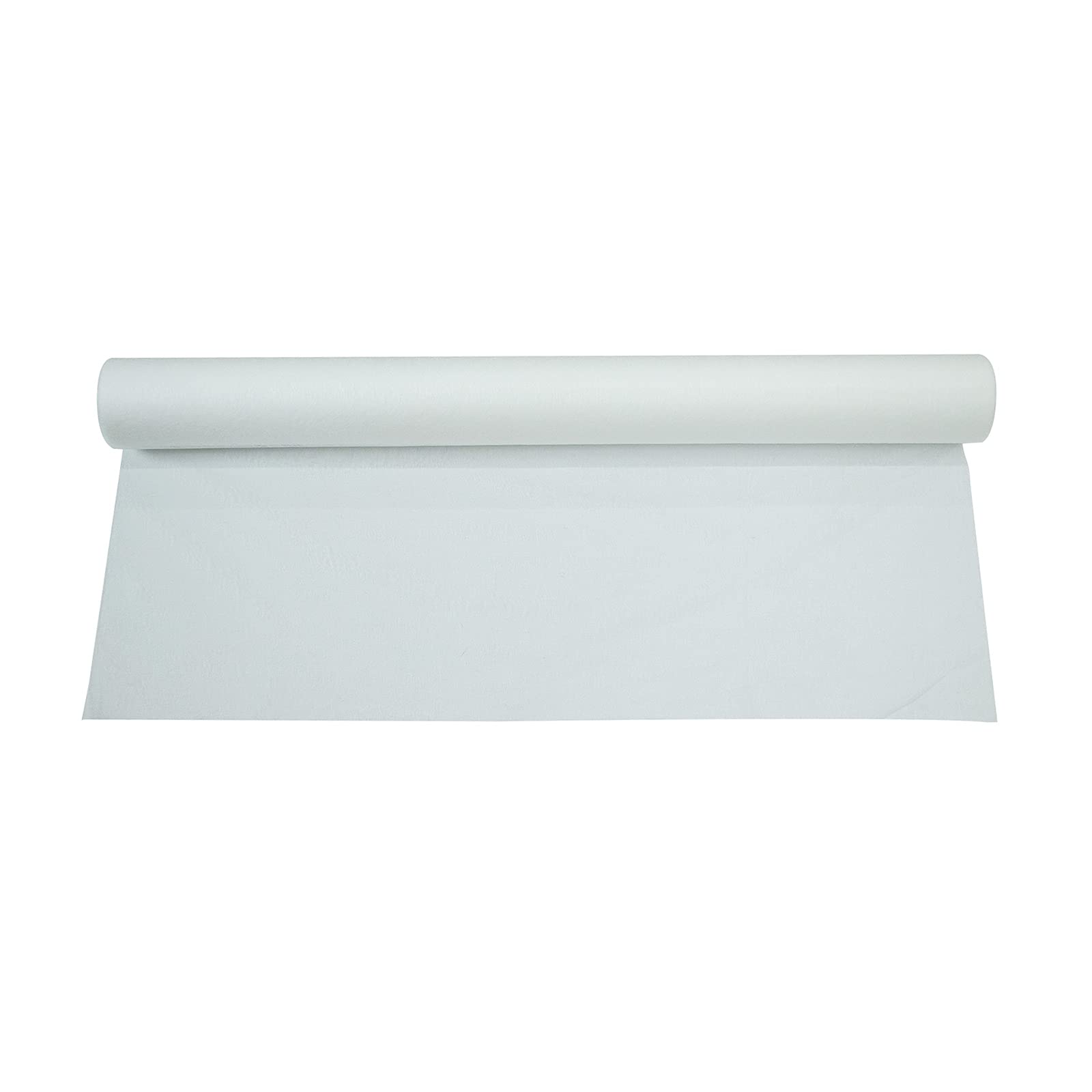 shamjina Double Sided Fusible NonWoven Interfacing Lightweight Interfacing Fabric for DIY Craft Making, 44 x 78.74 Inch, White
