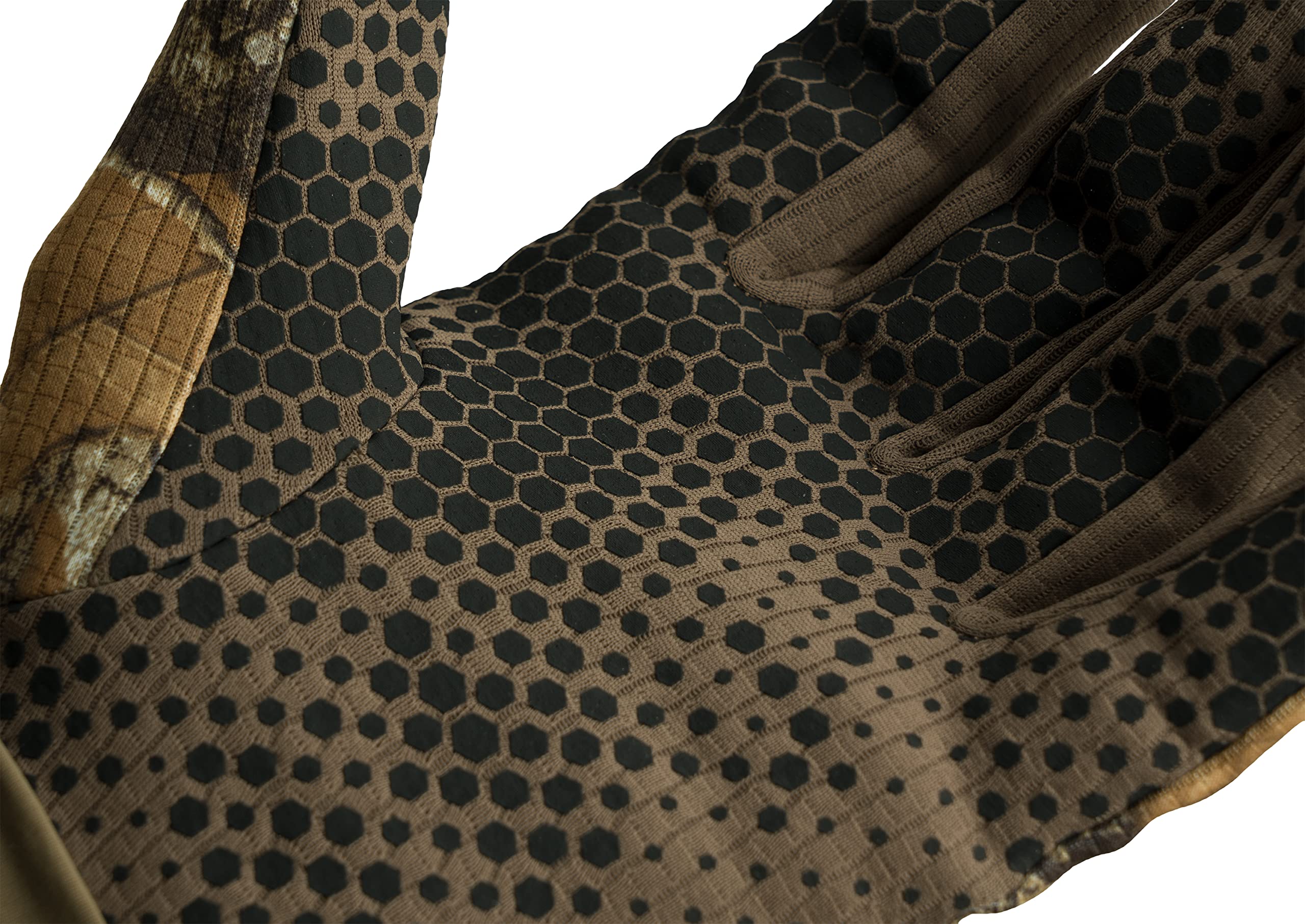 ScentLok Savanna Lightweight Camo Shooter Gloves for Hunting and Outdoor Use (Realtree Edge, Large)