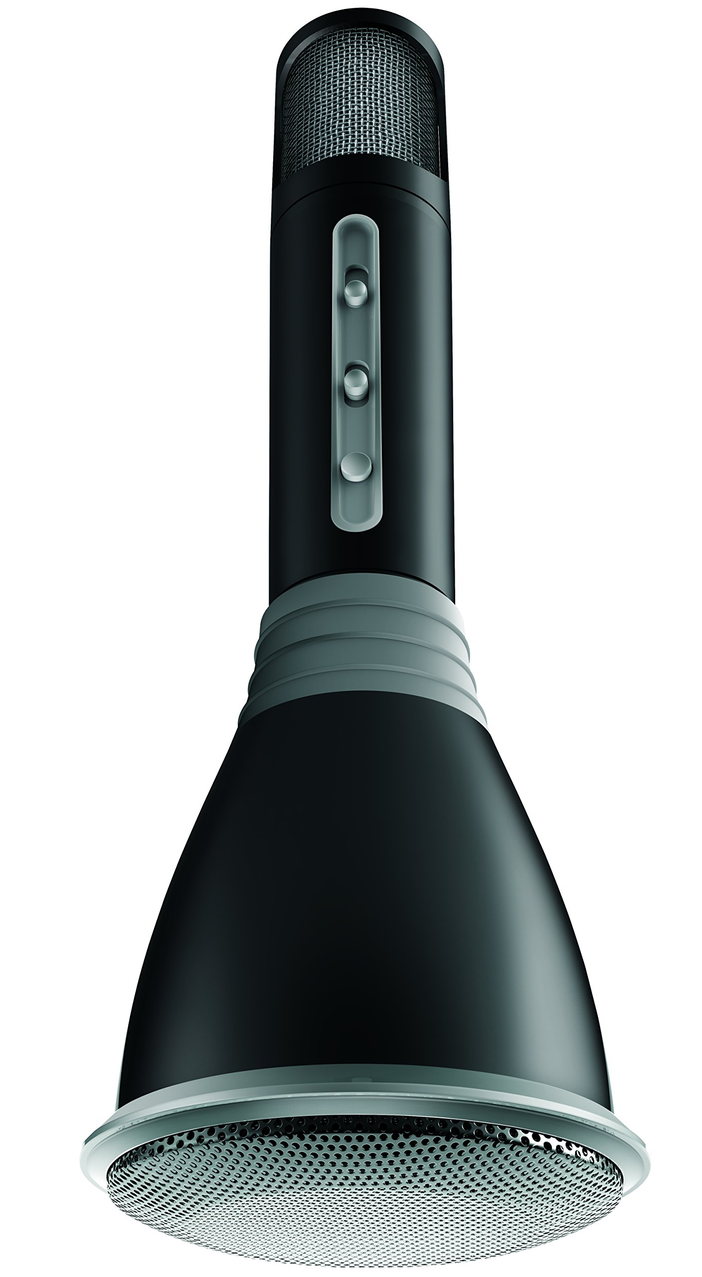 Sharper Image SBT627BK Wireless Microphone Bluetooth Speaker, Sing Along with you Favorite Music, Black