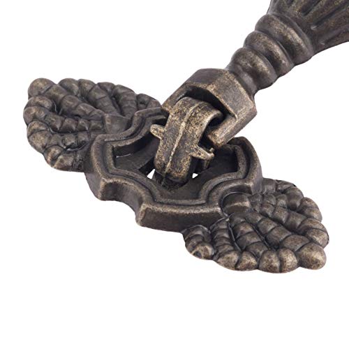 UNCRON Cabinet Handles,Drawer Handles,Dresser knobs,Hanging Pulls Alloy Kitchen Knobs Drawer Cabinet Door Elephant Handle Vintage Furniture Wooden Box Case Cupboard Pull Handles 65 * 57mm