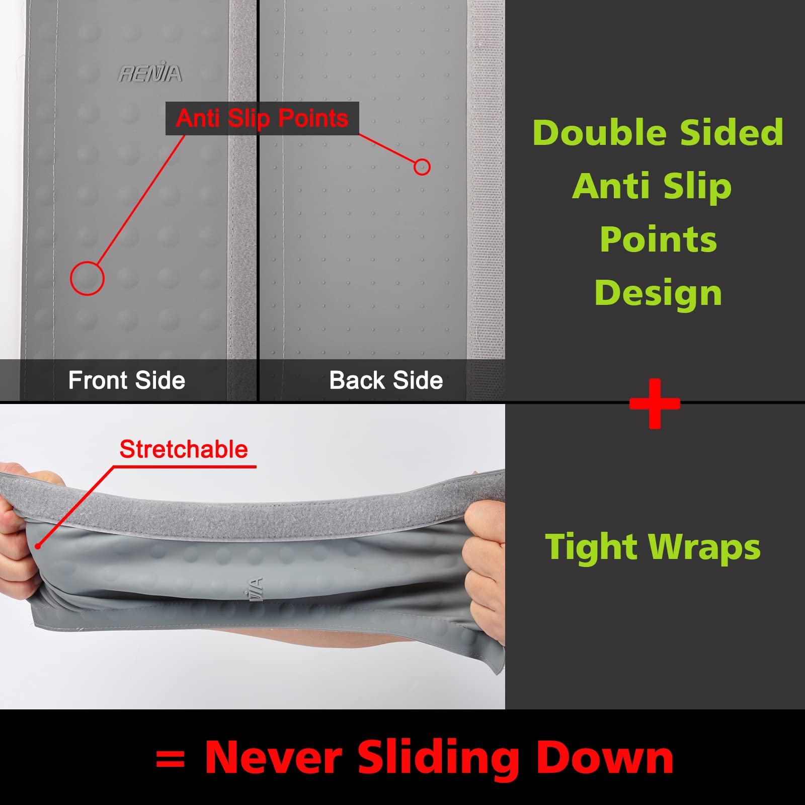 Refrigerator Door Handle Covers Set for Fridge Microwave Oven Stove Bathroom Accessories, Kitchen Appliance Handle Protector from Smudges (5pcs, Grey)