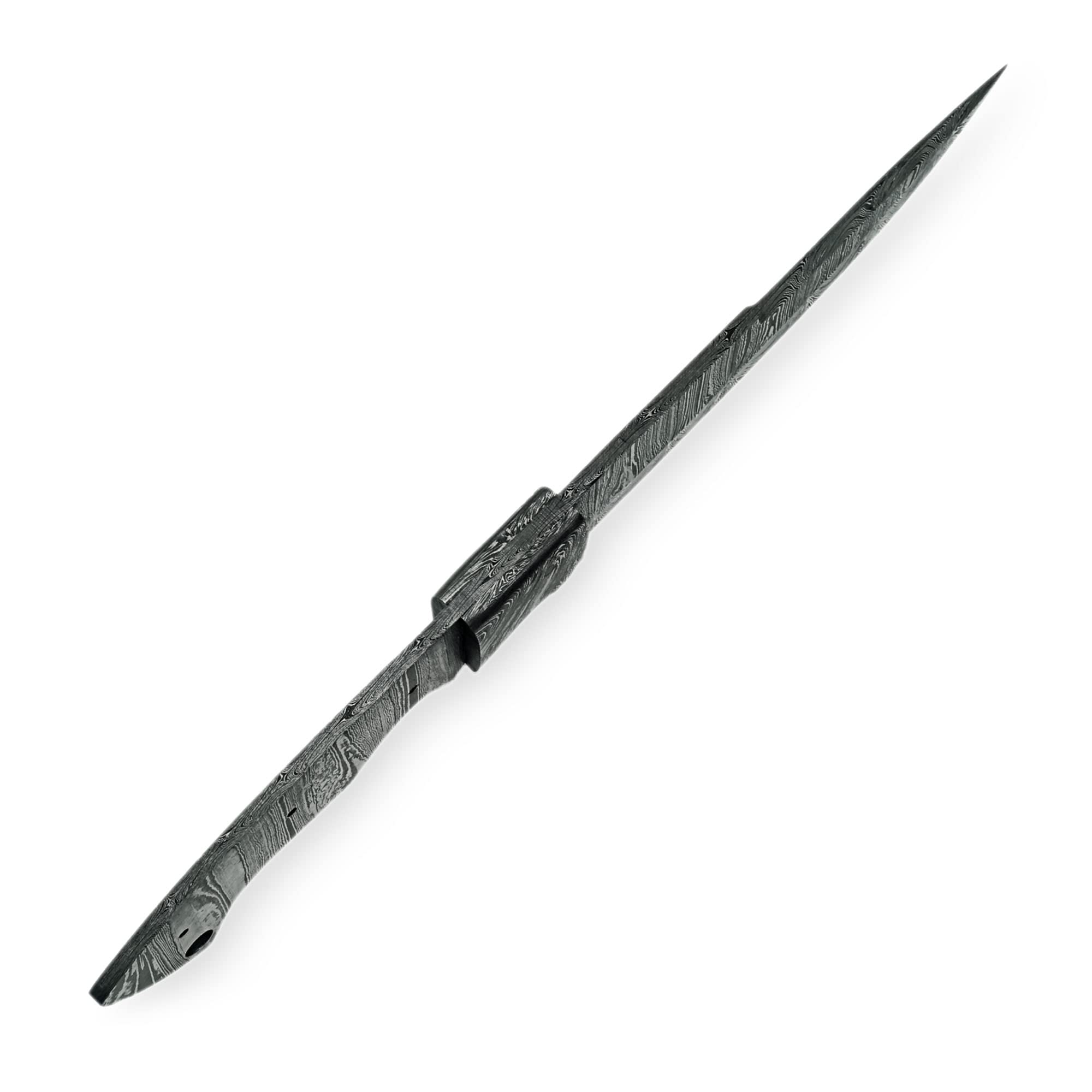 Poshland BB-7005 Damascus Steel Blank Blade as Knife Making Supplies Handmade