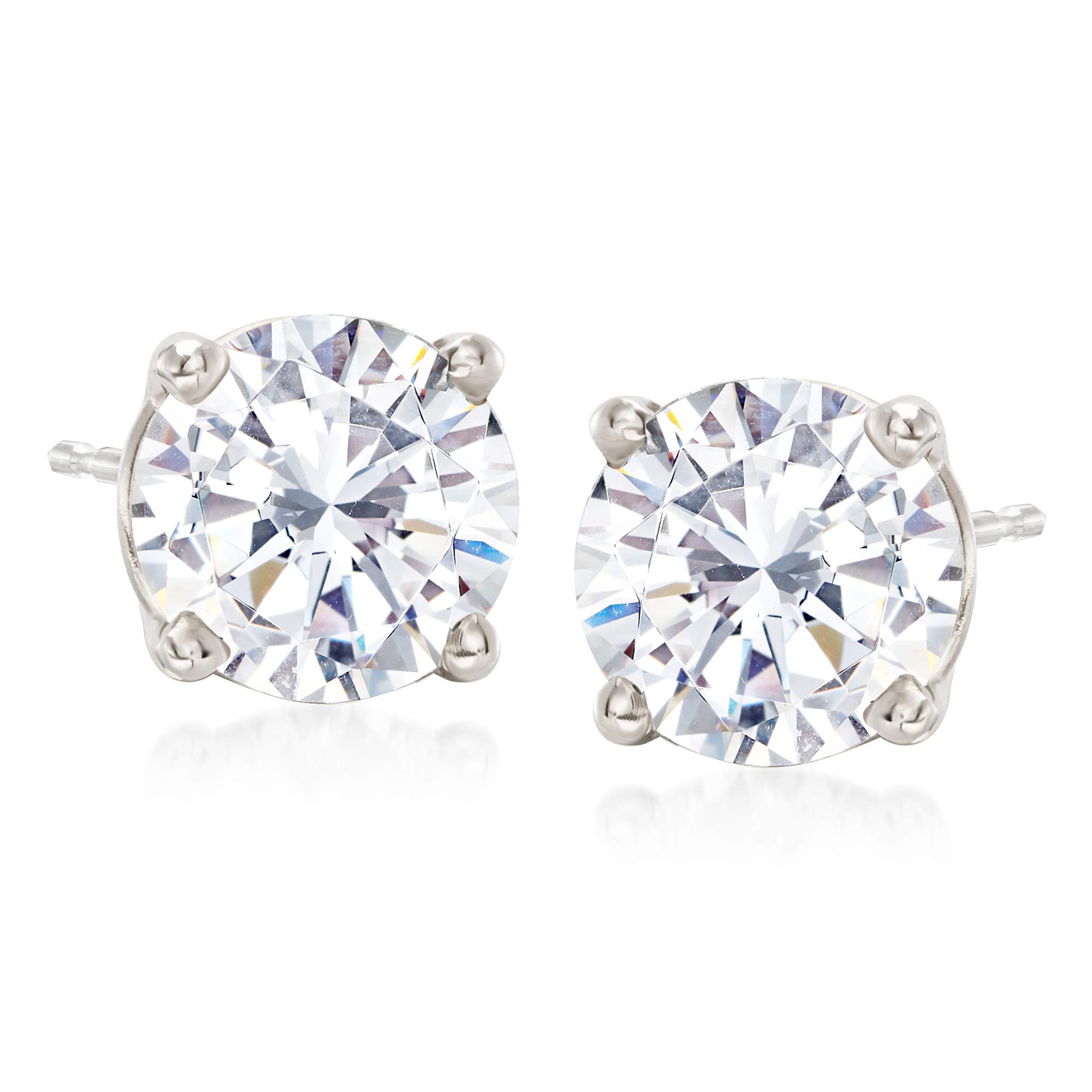 Ross-Simons 6.00 ct. t.w. CZ Jewelry Set: 3 Pairs Of Stud Earrings in Sterling Silver