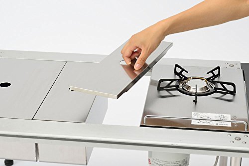 Snow Peak CK-025 Stainless Steel Box, Half Unit