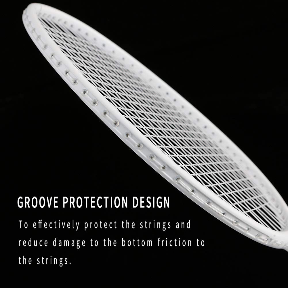 Senston Badminton Racket, Lightweight Badminton Rackets Set with 6 Nylon Shuttlecocks for Outdoor, Backyards, Gym, Pack of 4