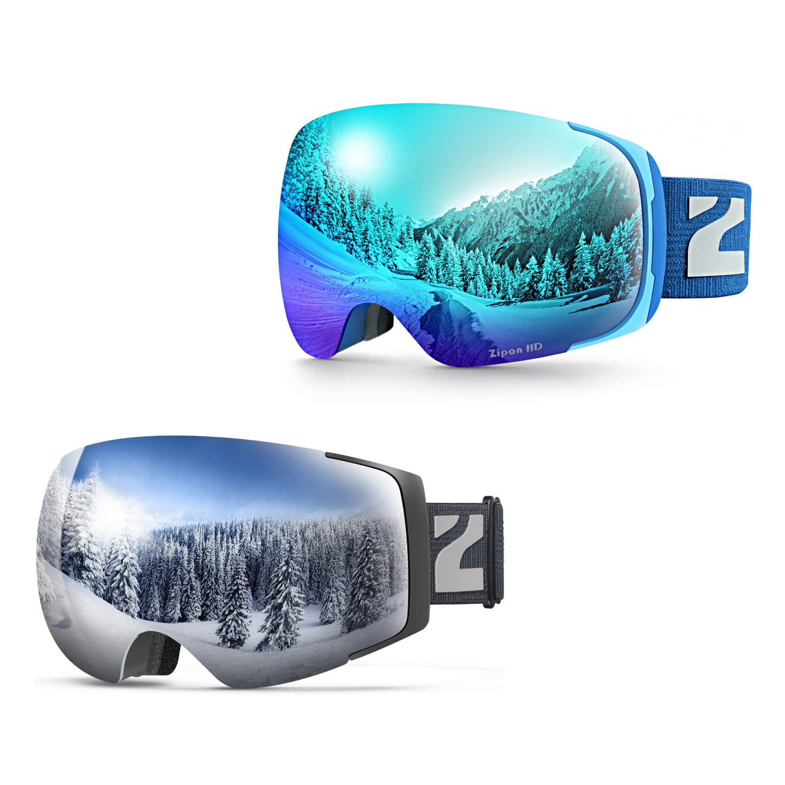 ZIONOR Lagopus Ski Goggles Z1 Zipon HD Lens Ski Goggles