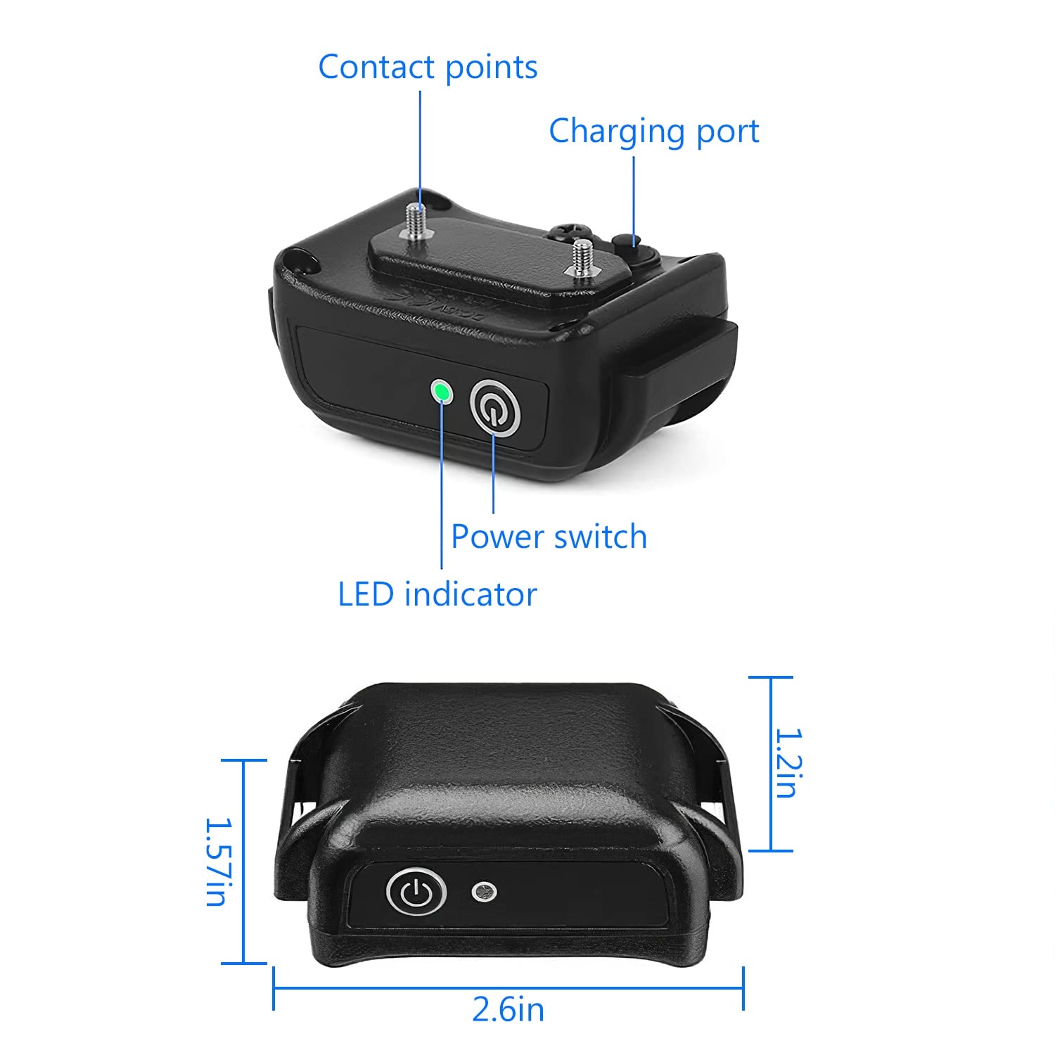 Rivulet Electric Wireless Dog Fence System Electric Fence Automatic Trigger Pet Shock Containment Boundary System Adjustable Range Up to 722ft-IPX8 Waterproof Rechargeable Collar, Small Medium Large
