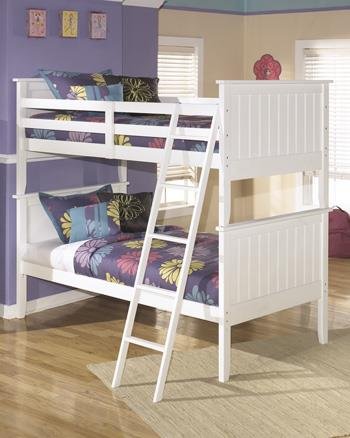 Signature Design by Ashley Lulu Traditional Youth Twin Over Twin Bunk Bed Panels ONLY, White
