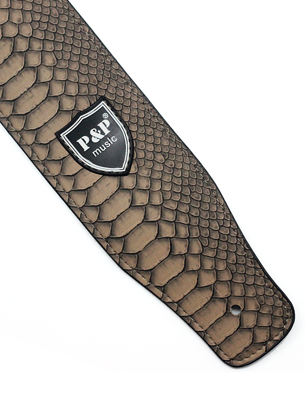 Serpentine Adjustable length Guitar Strap, PU Leather Guitar Strap Electric Guitar Strap, Acoustic Guitar Strap and Bass Strap