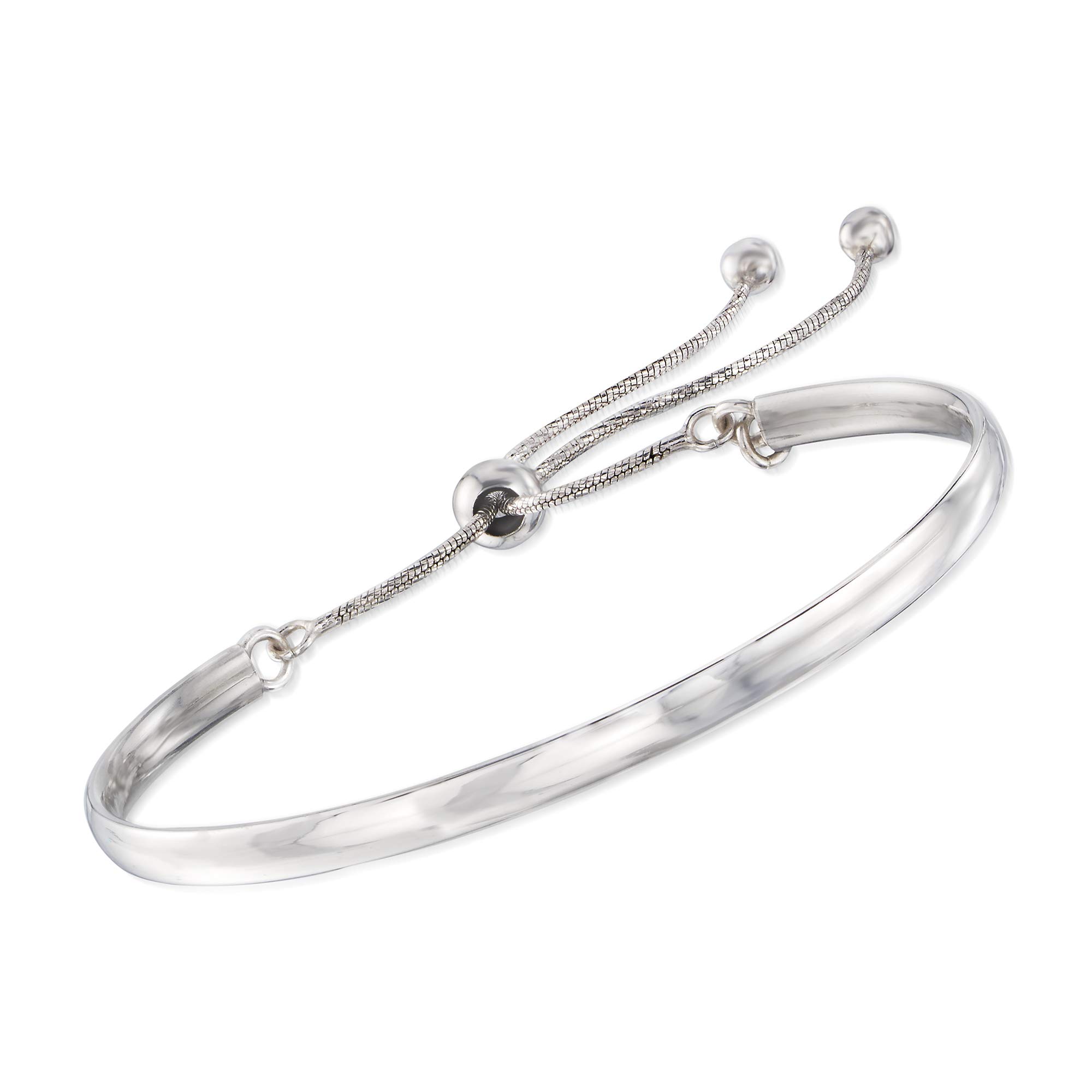 Ross-Simons Italian Sterling Silver Bolo Cuff Bracelet. 8 inches