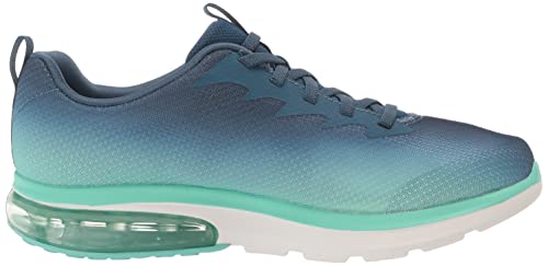 Skechers Women's GO Walk AIR 2.0-Quick Breeze Sneaker, Blue/Turquoise, 8